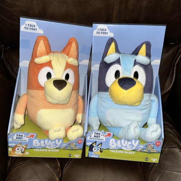 Bluey | Toys | Bluey And Bingo Talking Plush Set Brand New In Box ...